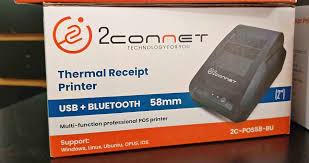 Impresora Térmica 2C-POS58-BU 58mm (2") USB+Bluetooth
